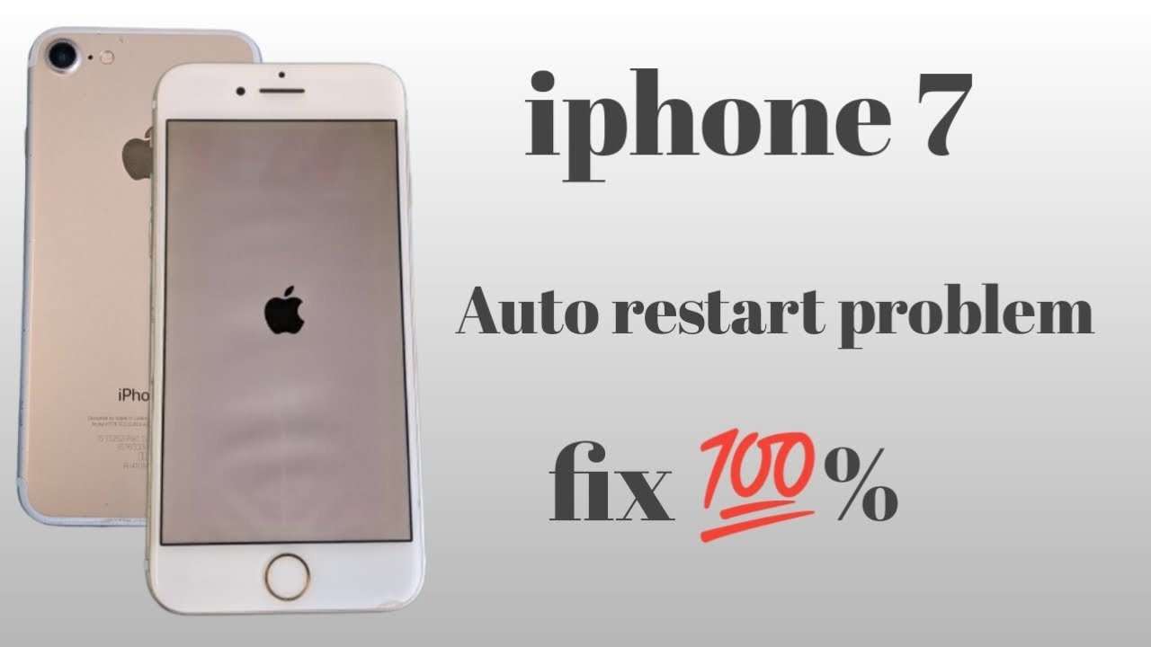 iphone 7 auto restart problem / iPhone 7 automatic on off - YouTube