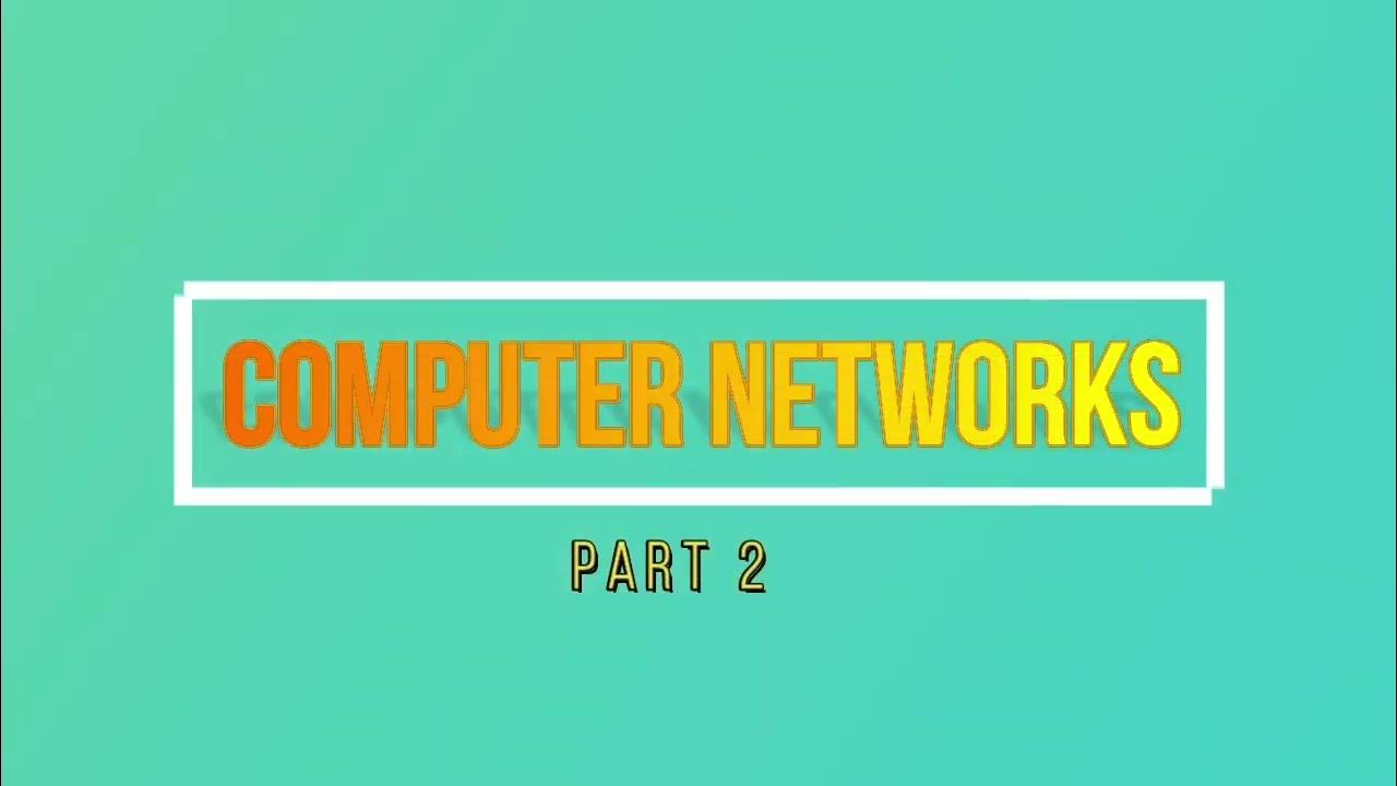 COMP NETWORKS PART 2|Class 15|RRB|SSC|JSSC|JPSC - YouTube