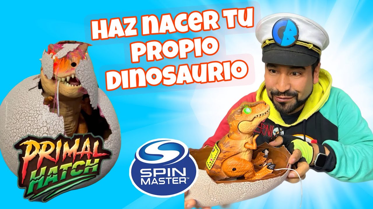 Dino T Rex interactivo Primal Hatch de Spin Master en tiempo real ...