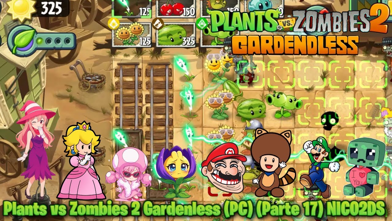 Plants vs Zombies 2 Gardenless (PC) (Parte 17) NICO2DS - YouTube