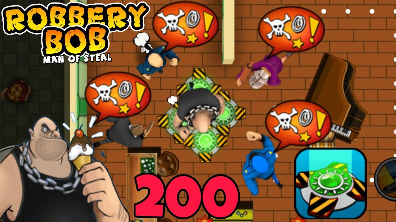 Robbery Bob: Pranking Police VS 200 Teleport Mine By Biffen Part 11 ...