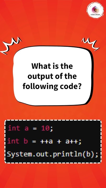 What is the output of following code | Quiz | Java | Increment operator #javaprogramming - YouTube