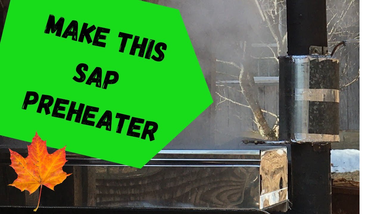 How to get better, faster boils with DIY a sap preheater. - YouTube