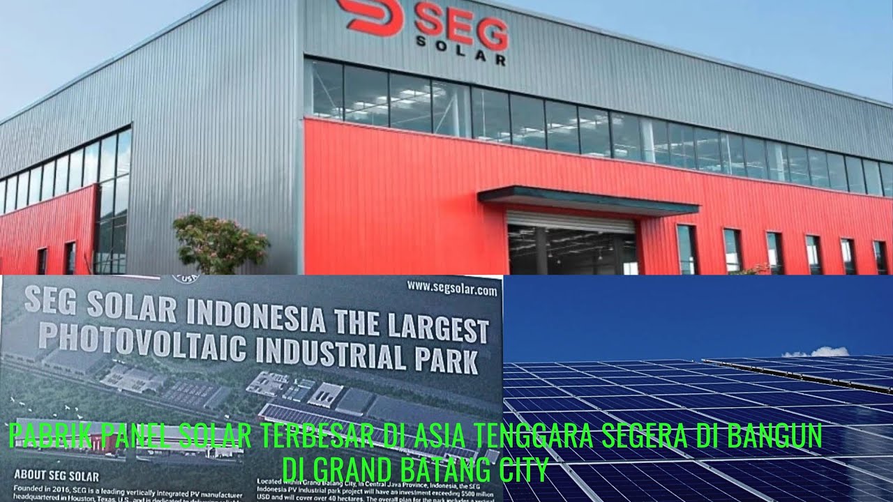 Perusahaan Panel Solar Asal AS 🇺🇸 Bangun Pabrik Di Kawasan Industri ...