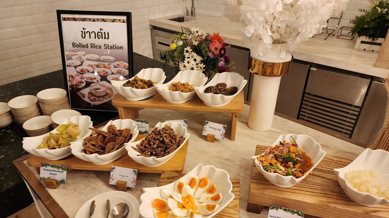 Boiled Rice Buffet at Holiday Inn Rayong - YouTube