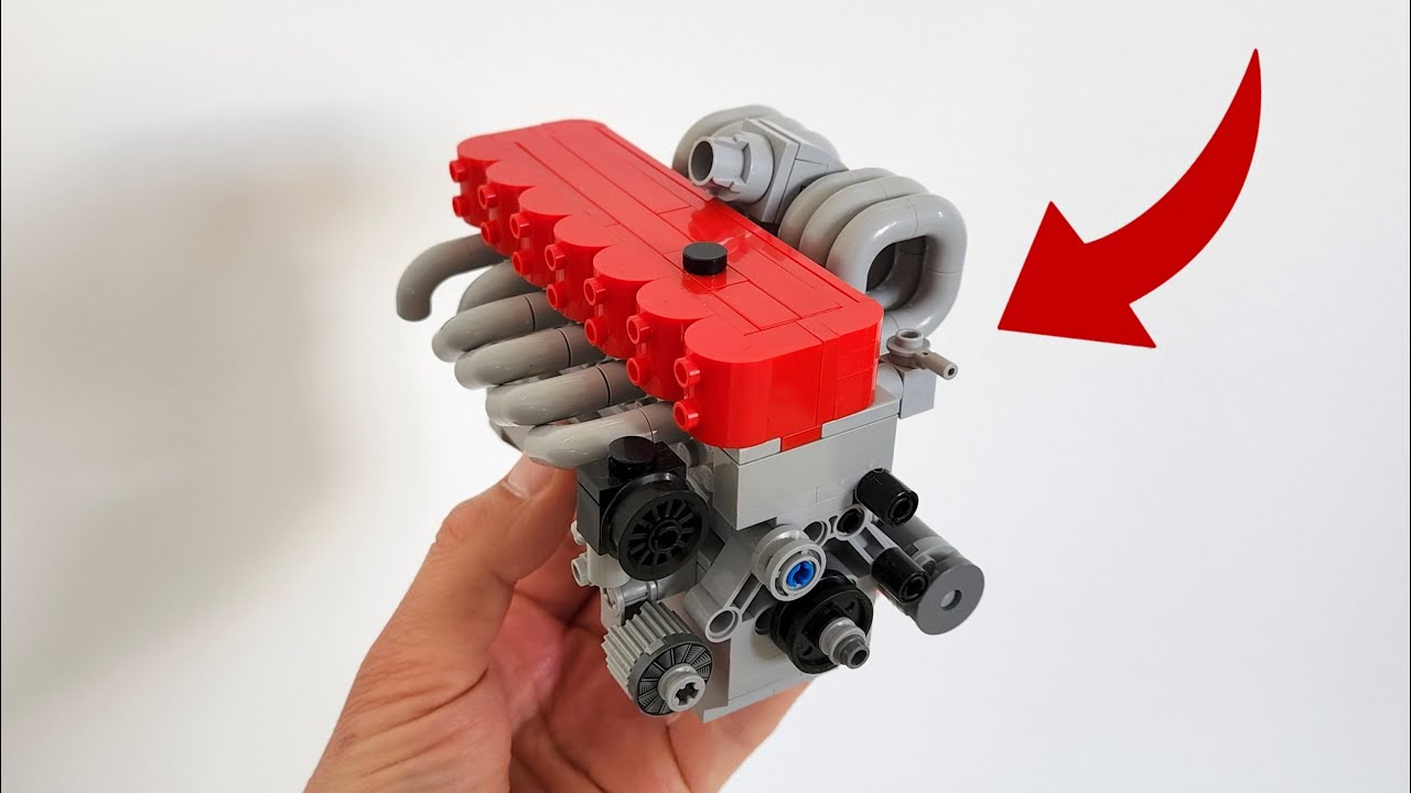 Lego Engine - Ford Falcon SOHC 4L 6 Intech - YouTube