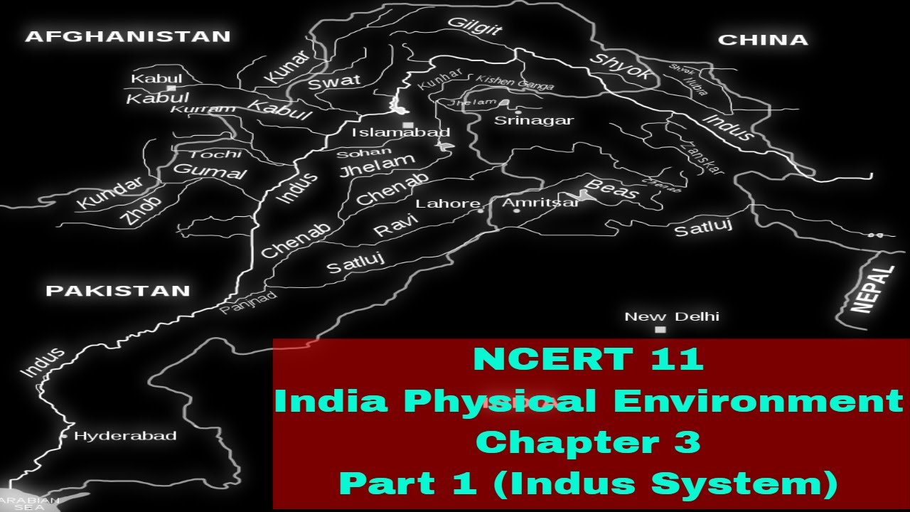 India Physical Environment Class 11 Chapter 3 Drainage System In india-physical-environment-class-11-chapter-3-drainage-system-in