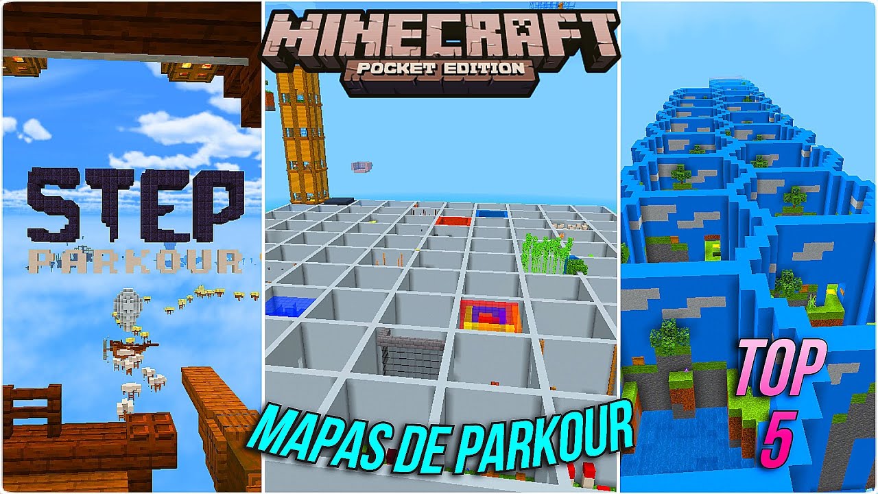 Mapas De Parkour Para Minecraft Pe 1 16 Top 5 Epicos Divertidos