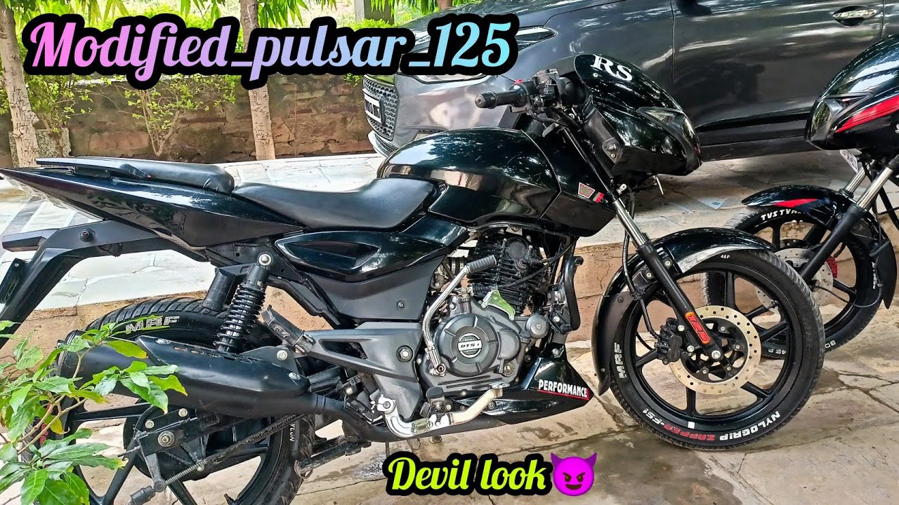 Modified pulsar 125/new modification start in pulsar125🔥 - YouTube