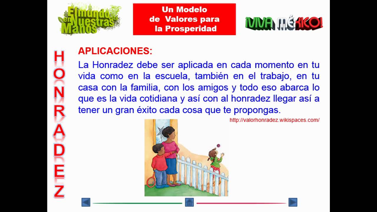 VALOR DE LA HONRADEZ: CONSTRUYENDO UNA SOCIEDAD DE VALORES - YouTube