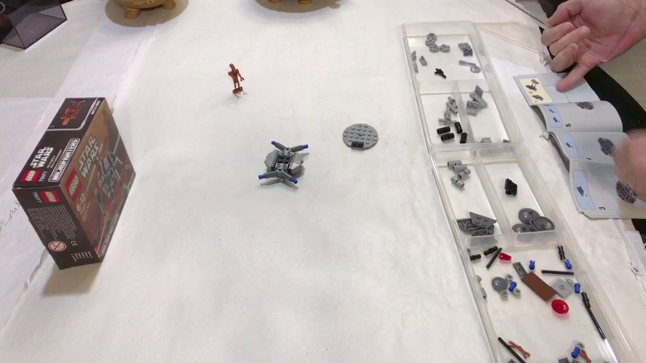 Lego 75077 Star Wars Homing Spider Droid microfighter - YouTube