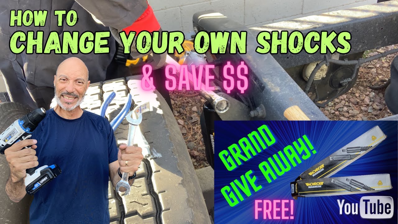 How to Change Your Own Shocks and Save $$. Free Give-away!! - YouTube
