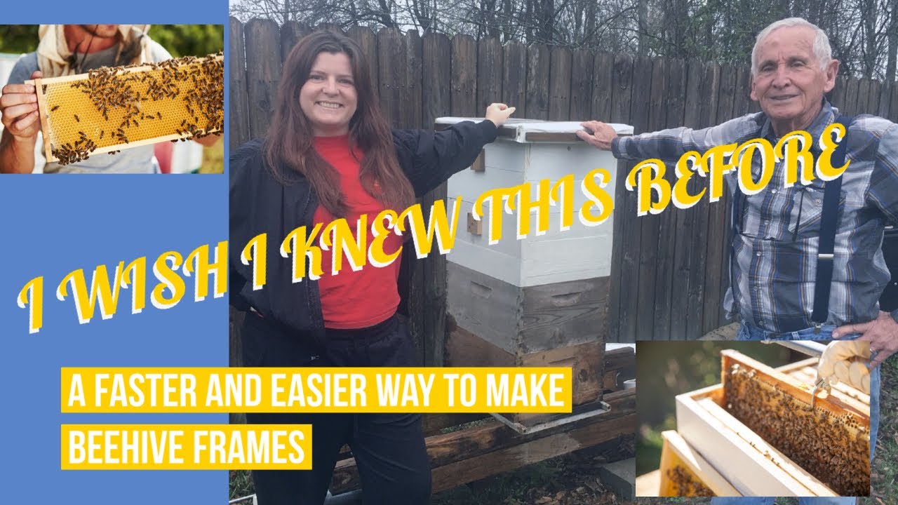 Build Bee Hive Frames Fast & Cheap. Small Adjustment = Big Results # ...
