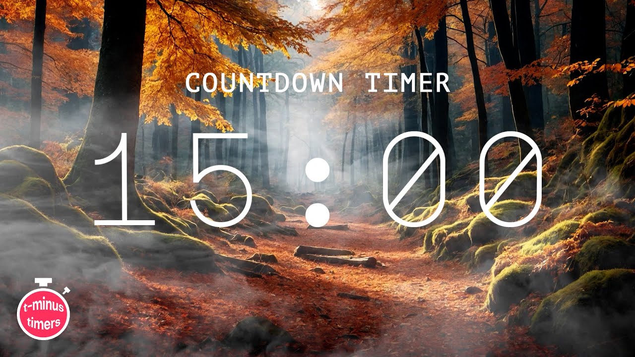 15 Minute Enchanted Forest Timer - Relaxing Music for Classroom - YouTube