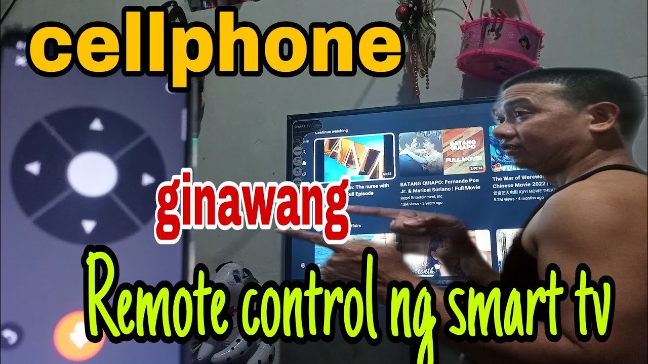 cellphone gawin nating Remote control ng smart tv - YouTube