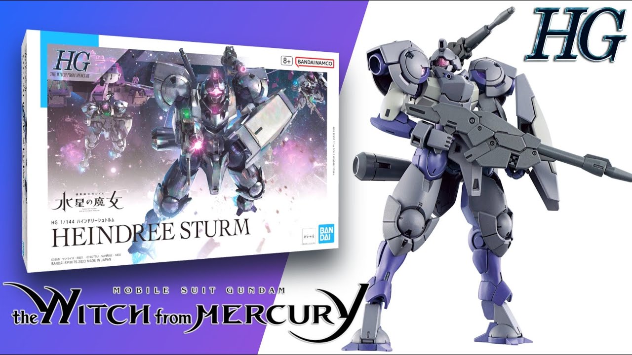HG 1/144 Heindree Sturm / Mobile Suit Gundam: THE WITCH FROM MERCURY ...