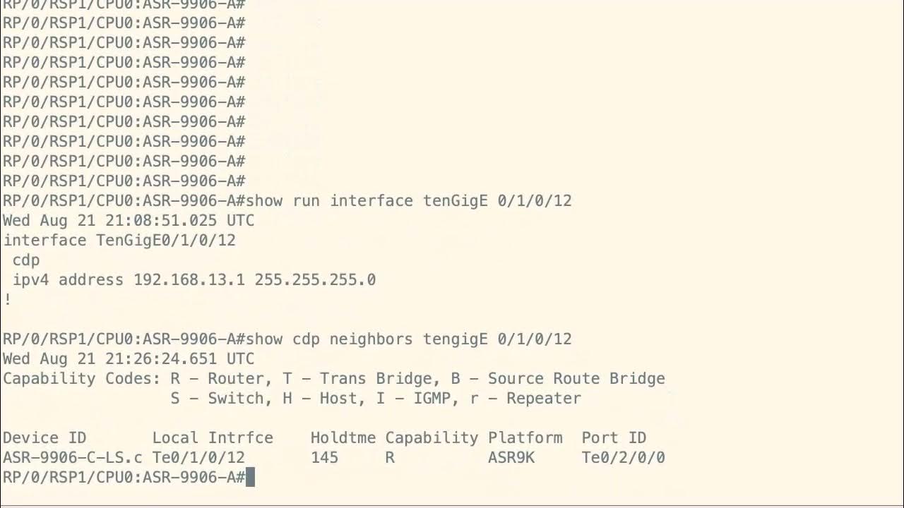 Creating L2Vpn connection between 2 ASR9K routers - YouTube