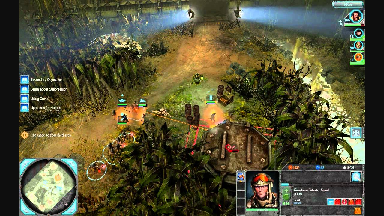 Let's Play DoW 2 Retribution: Imperial Guard Mission 1 - YouTube