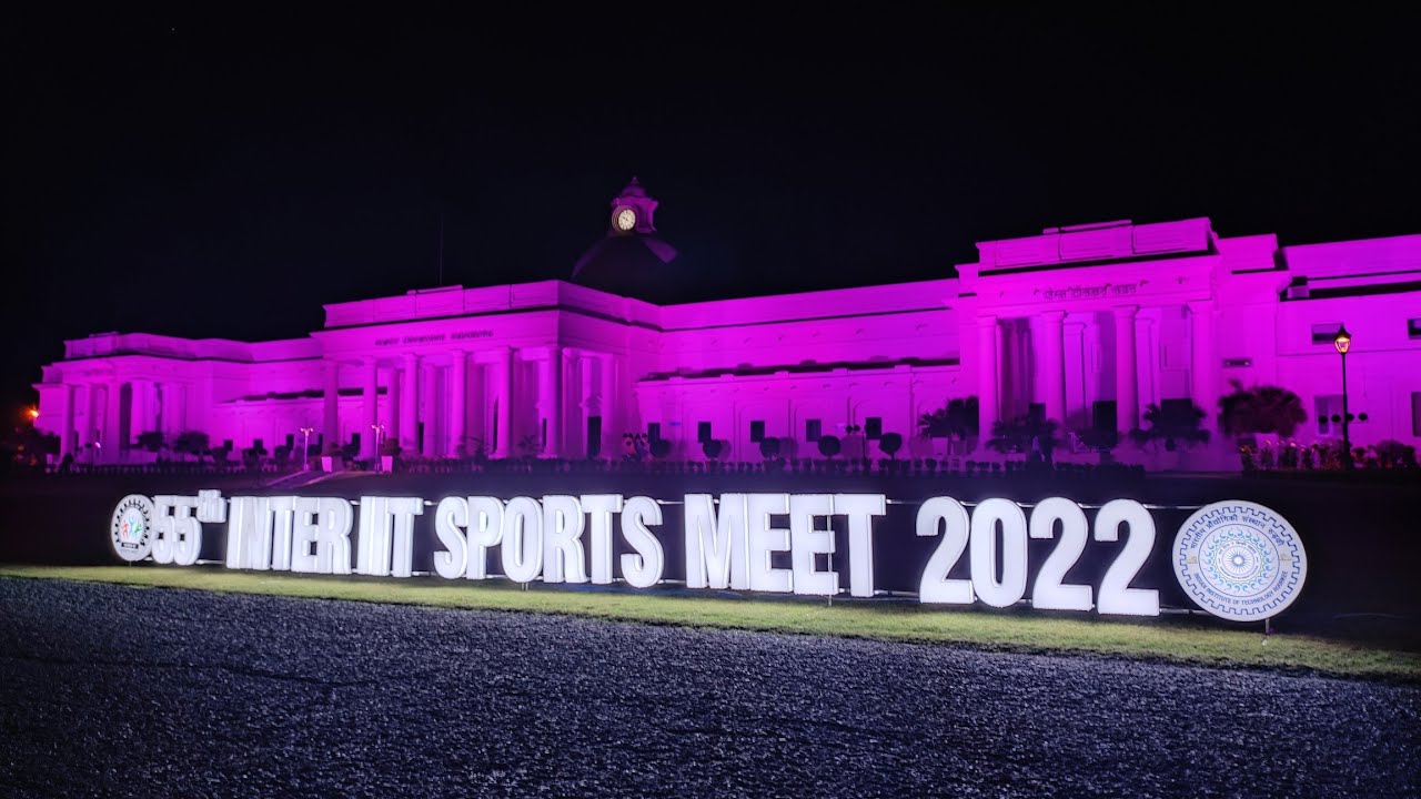 All set for inter IIT sports meet 2022.. IIT Roorkee and IITDelhi - YouTube