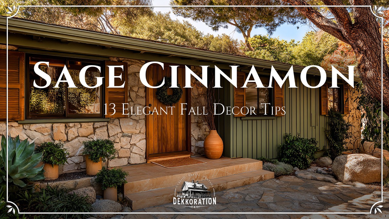 13 Elegant & Cozy Fall Decor Tips Using Sage Green & Cinnamon ...