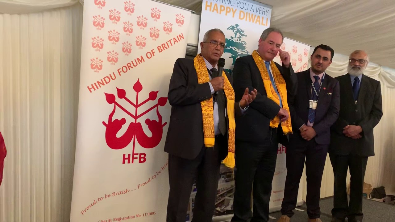 Lord Navnit Dholakia at Parliamentary Diwali Party organises by Hindu ...