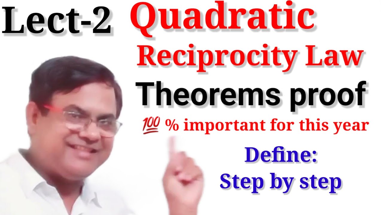 Congruence Reciprocity Law | Quadratic Congruence In Number Theory ...