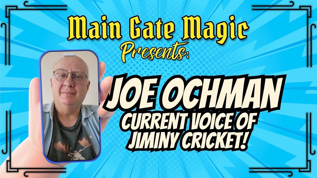 S2, Ep. 9 - Joe Ochman (Current Voice of Jiminy Cricket) - YouTube