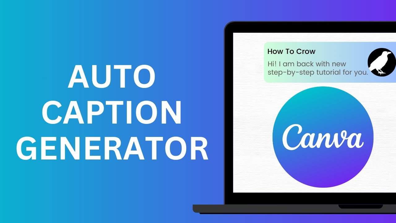 Canva Auto Caption Generator - Quick Guide - YouTube