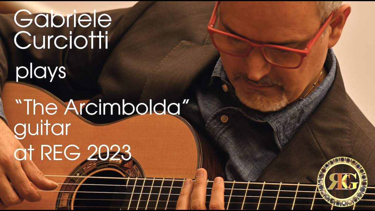 Gabriele Curciotti // "The Arcimbolda" guitar // REG 2023 - YouTube