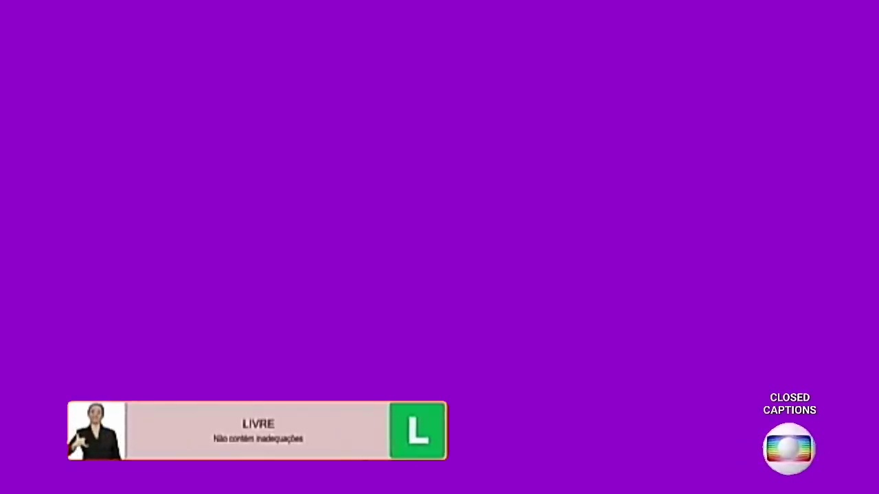 Vinheta classificação indicativa globo Livre Chroma key - YouTube