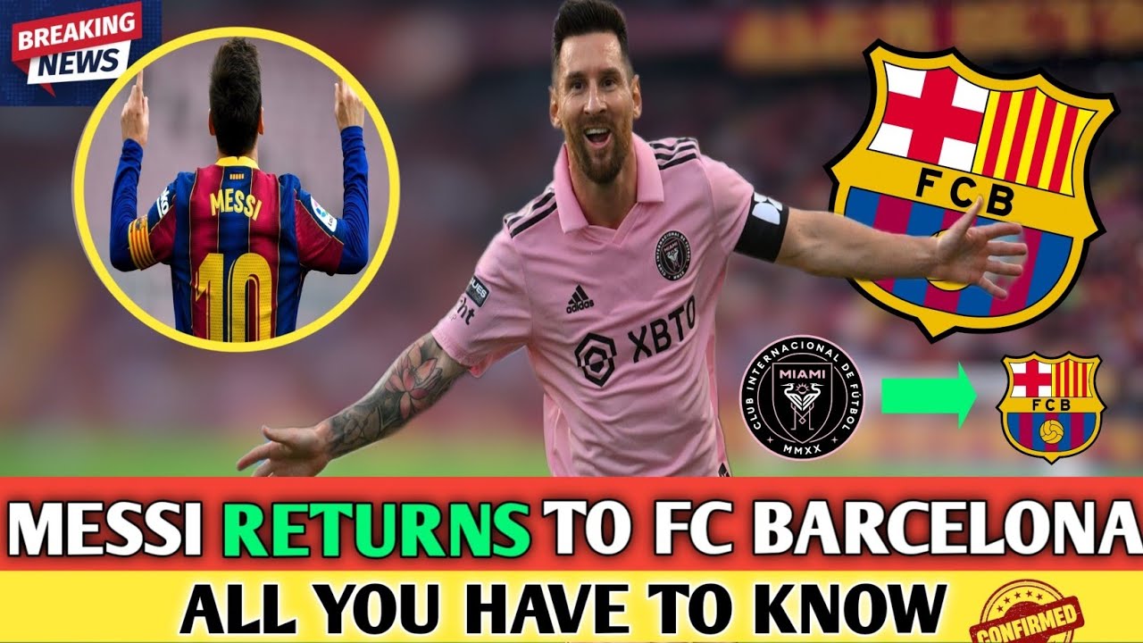 LIONEL MESSI RETURNS TO FC BARCELONA | ALL YOU NEED TO KNOW | FC ...