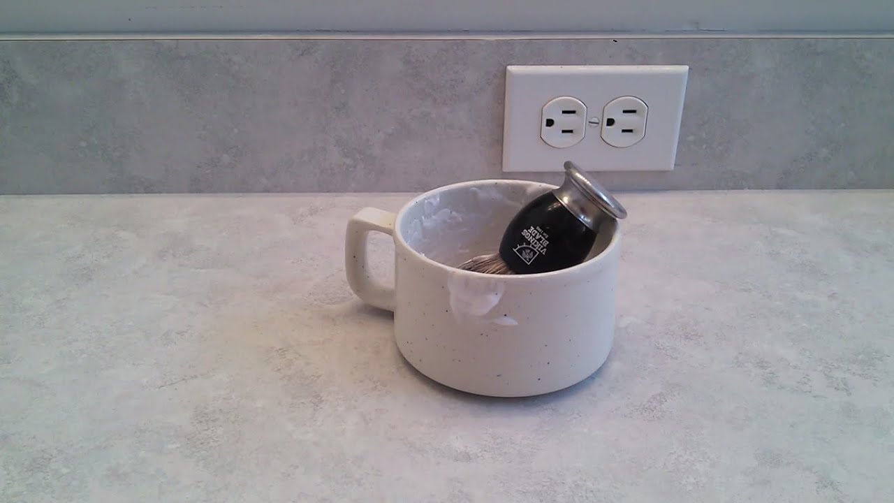 High Impact Plastic Shaving Mug in Action - YouTube