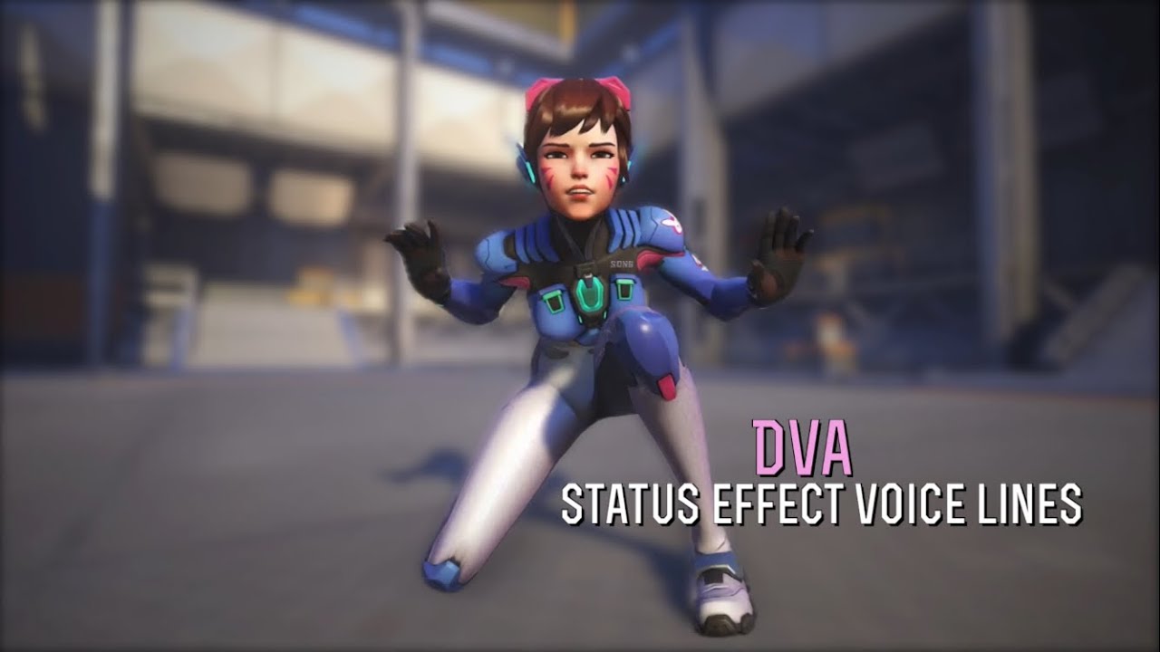 Dva’s Status Effect Voice Lines - YouTube