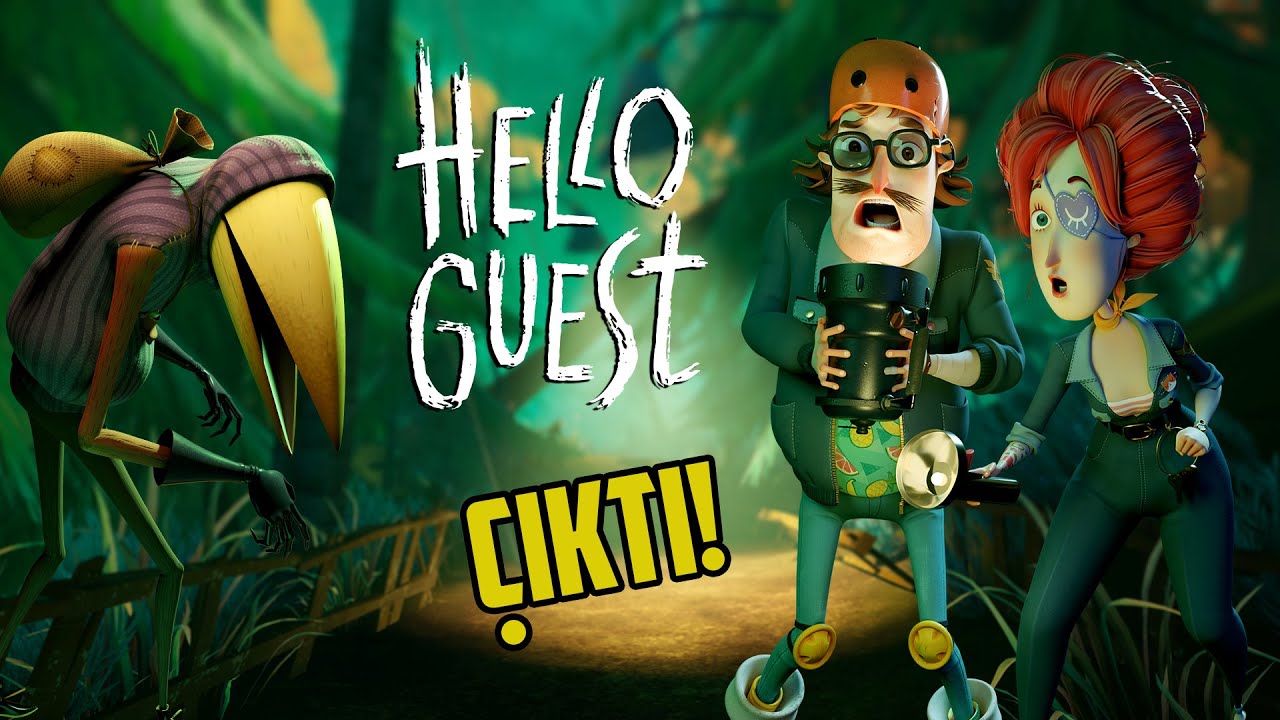 YENİ HELLO NEİGHBOR OYUNU ÇIKTI! (YENİ KARAKTERLER) | Hello Guest ...