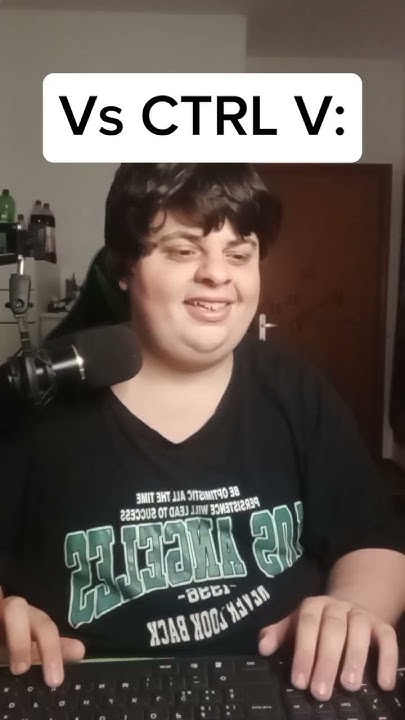 CTRL C vs CTRL V - YouTube