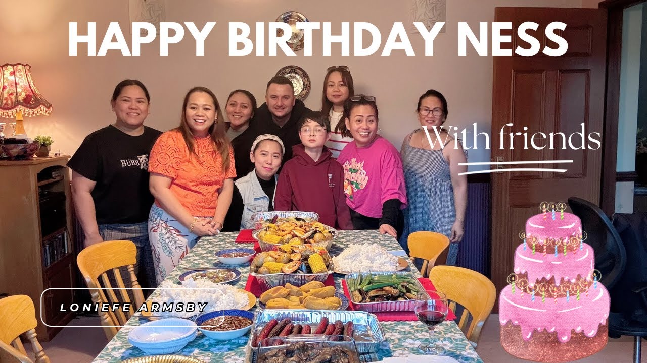 Agnes birthday party with friends// happy birthday Ness - YouTube