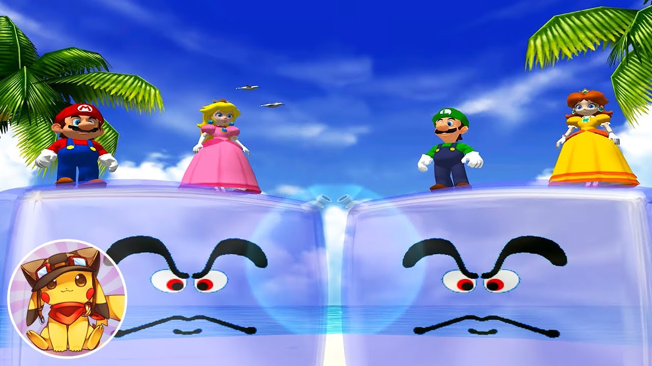 Mario Party 4 - All 2 vs. 2 Minigames [1080p] - YouTube