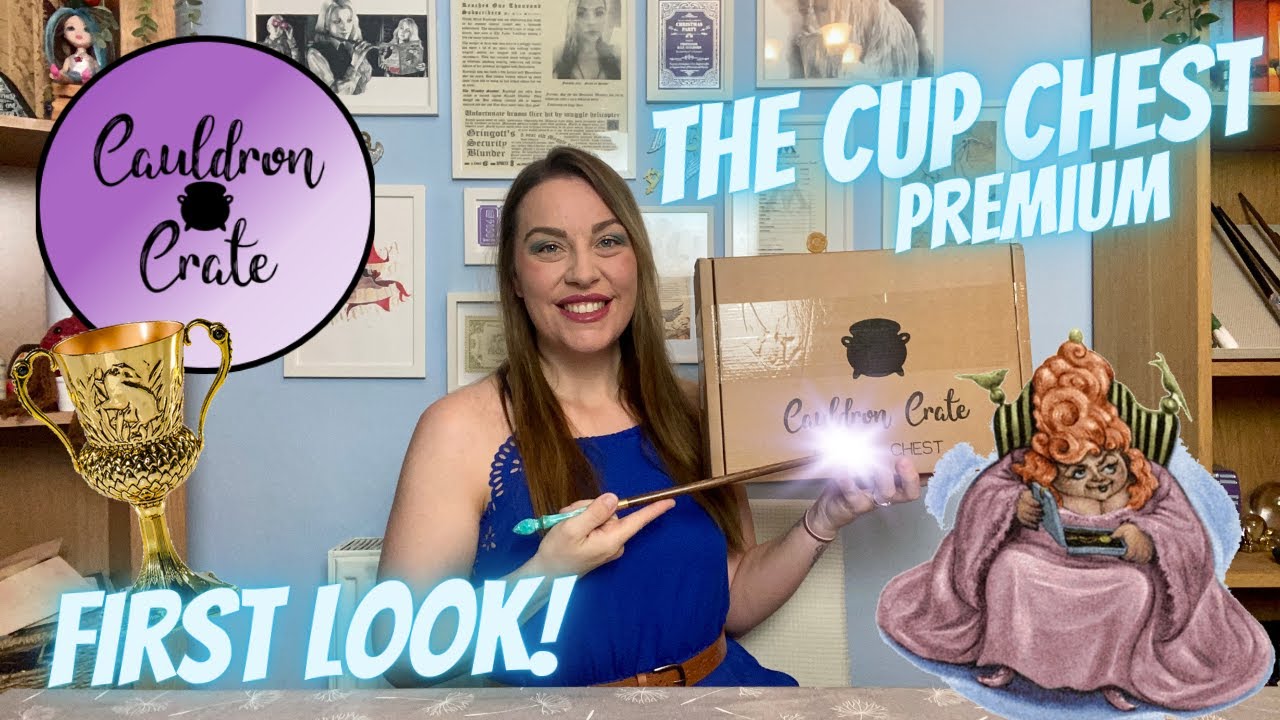 Cauldron Crate unboxing | The Cup Chest Premium box | HARRY POTTER ...