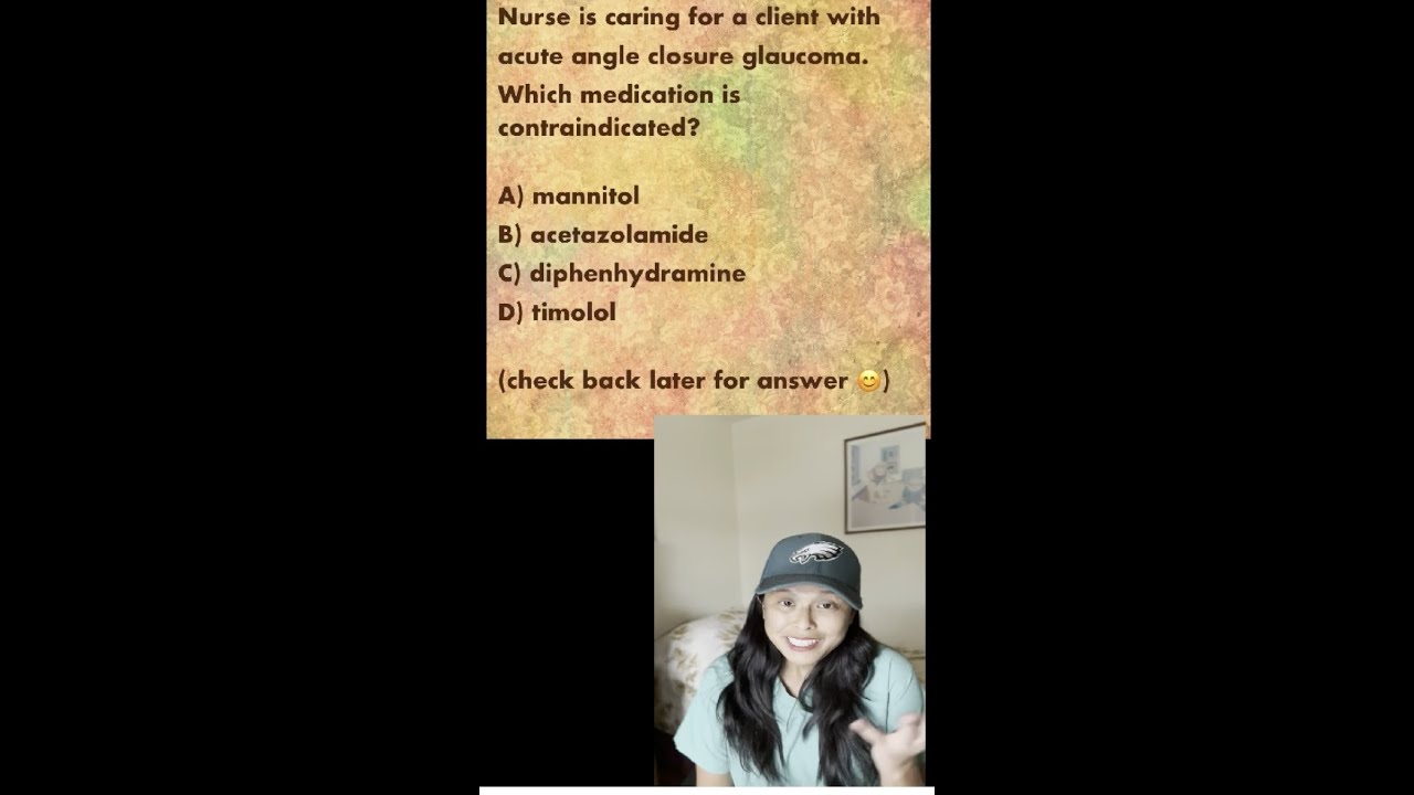 NCLEX review question - acute angle closure glaucoma! (NCLEX-PN, NCLEX ...