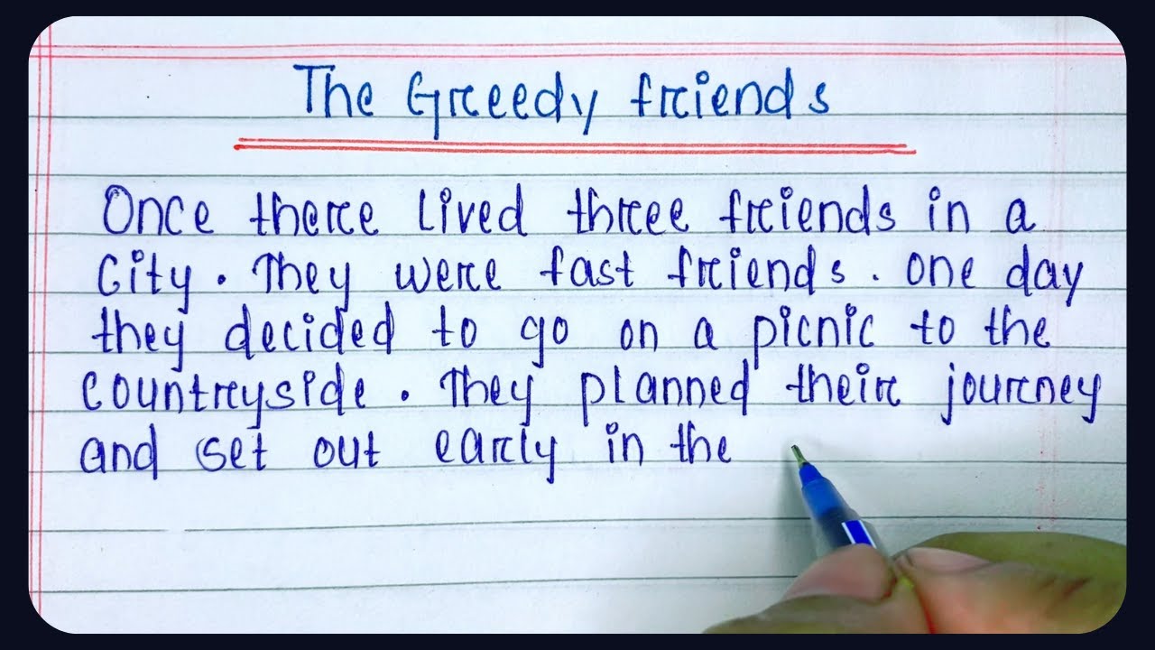 The Greedy friends story | The Greedy friends story in English with ...