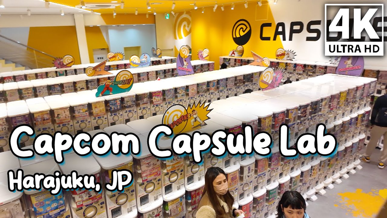 CAPCOM Capsule Lab | Harajuku, JP | Mega Capsule Gacha Shop in Japan ...