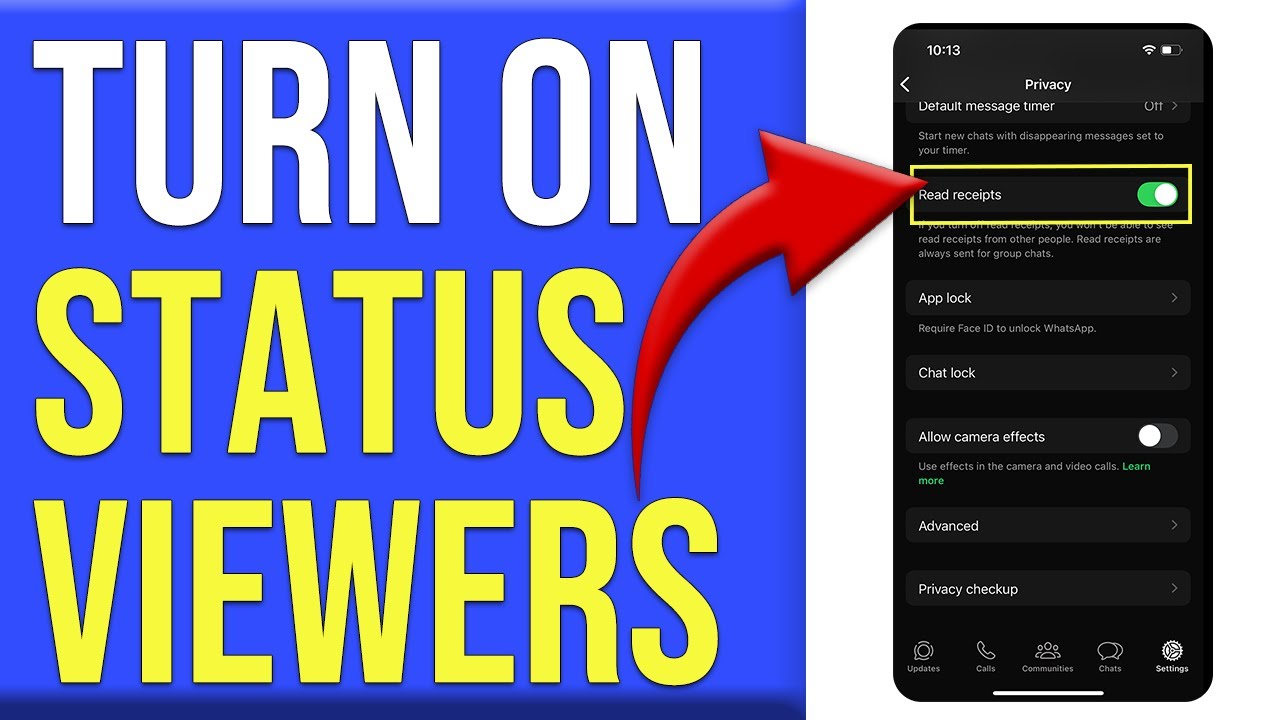 How To Turn On Status Viewers On WhatsApp (How To Manage Status Viewers ...