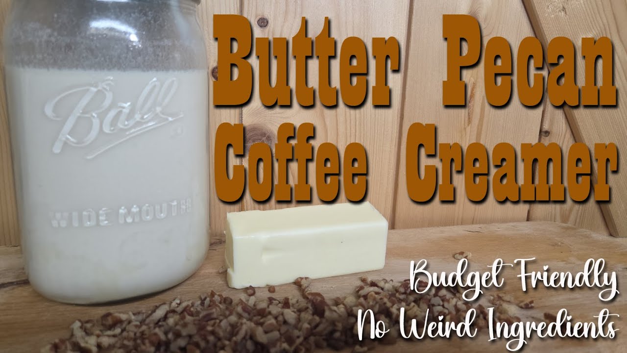 Butter Pecan Coffee Creamer Recipe ~ Save Money ~ Homemade - YouTube