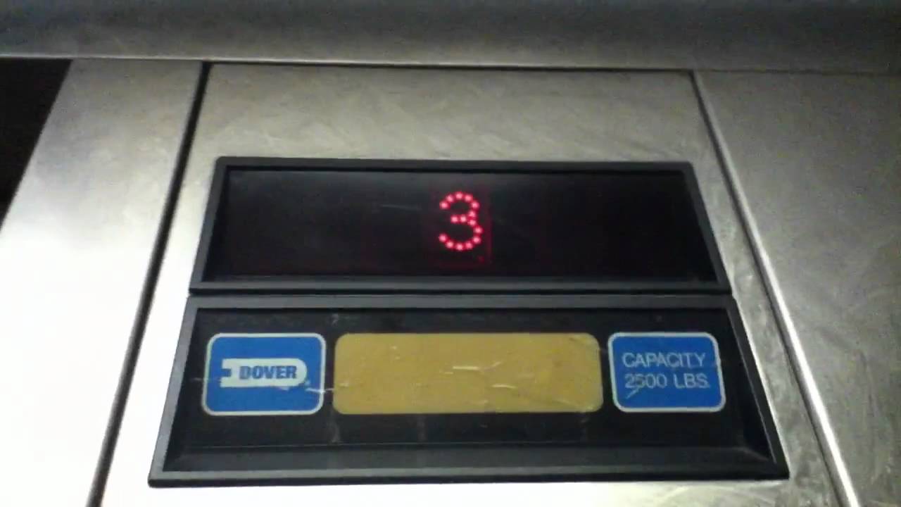 Dover Traction Elevator with a DEMENTED INDICATOR @ Courtyard Mariott ...