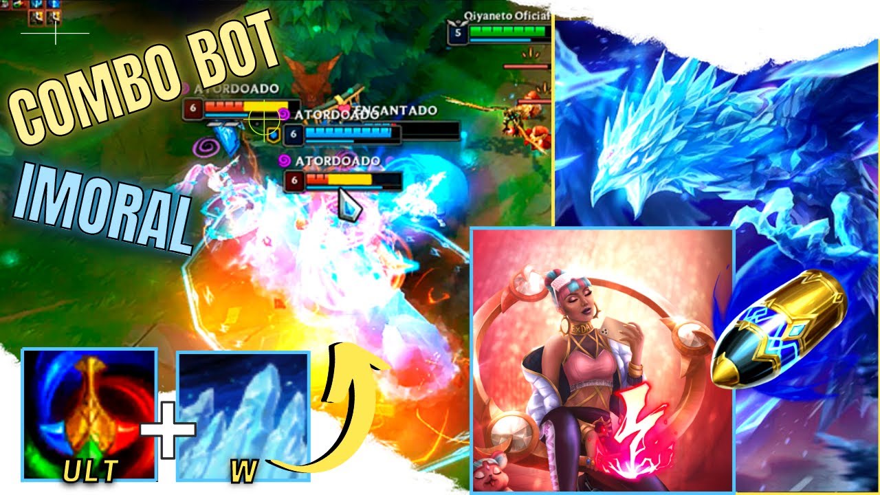NÃO TEM COMO FUGIR DESSE COMBO! Anivia W + Qiyana R - YouTube