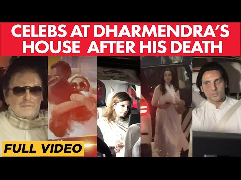 Dharmendra death news | Preity Zinta, Rekha, Zayed Khan, Sussanne Khan arrive at late actor's house