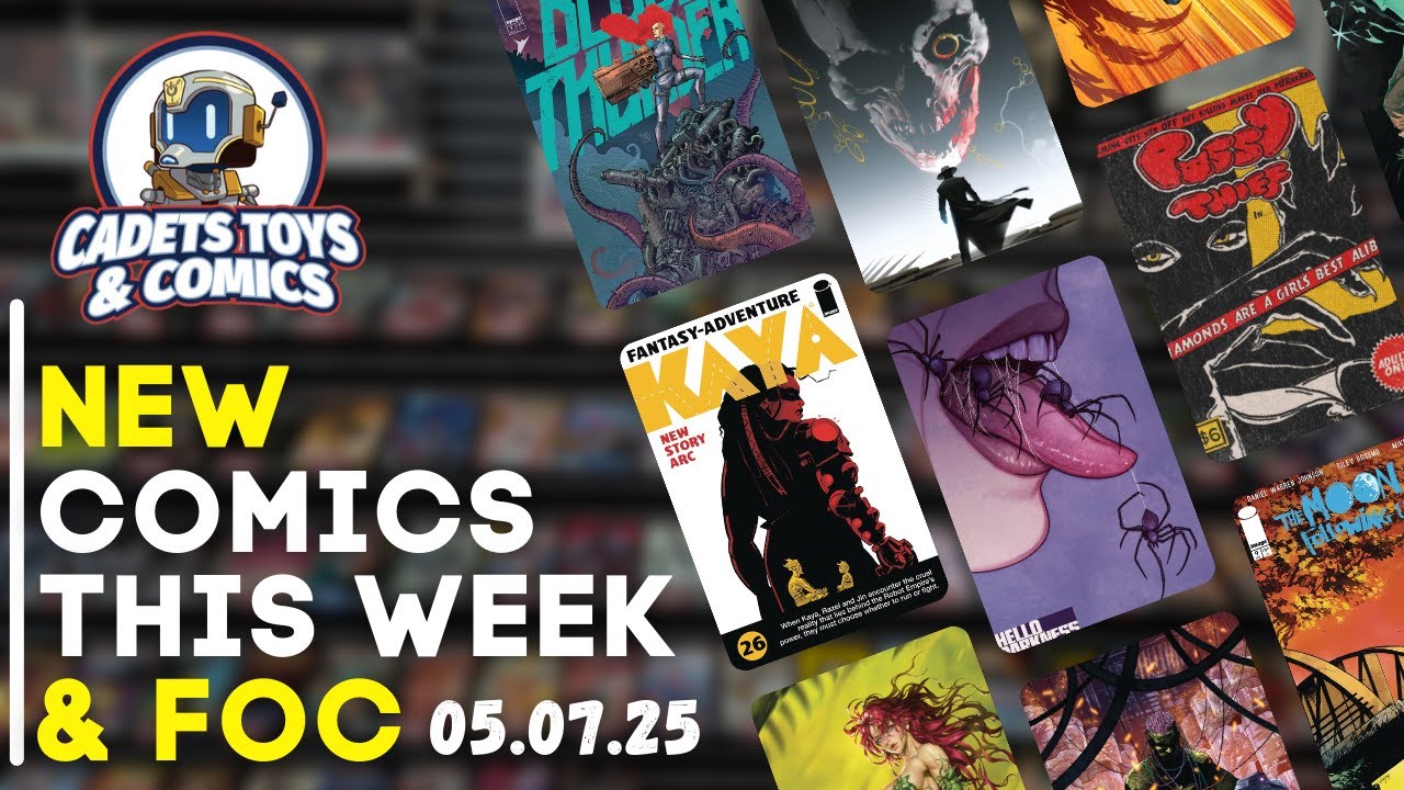 New Comic Book Day May 5th, 2025 - Cadets Toys and Comics - YouTube