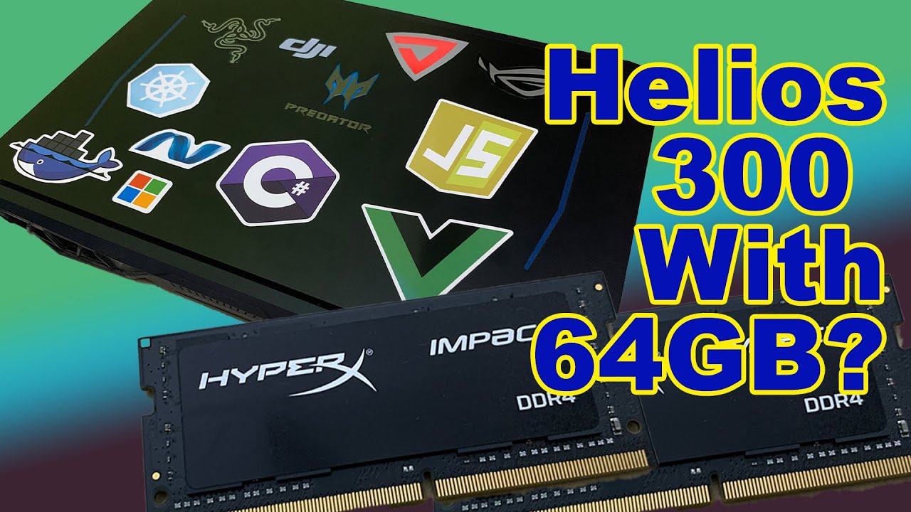 Can The 2019 Acer Helios 300 Support 64GB RAM? - YouTube