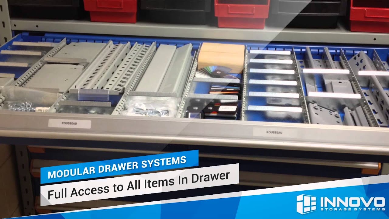 Maximize Storage Efficiency With Modular Drawer Storage - YouTube