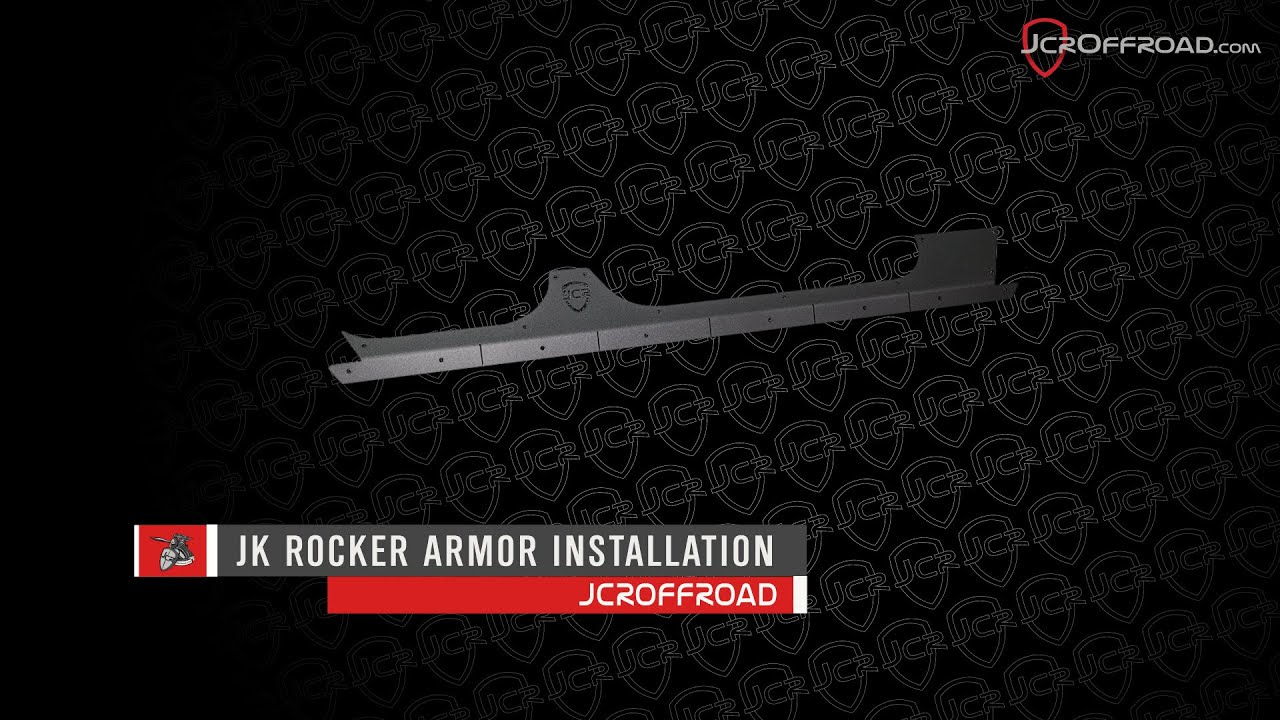 JcrOffroad - JK Wrangler Rocker Armor Installation - YouTube